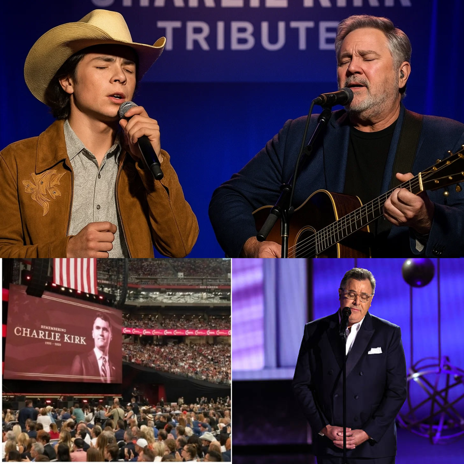 Vince Gill and John Foster Step Into Silence: A Nation Mourns Charlie ...