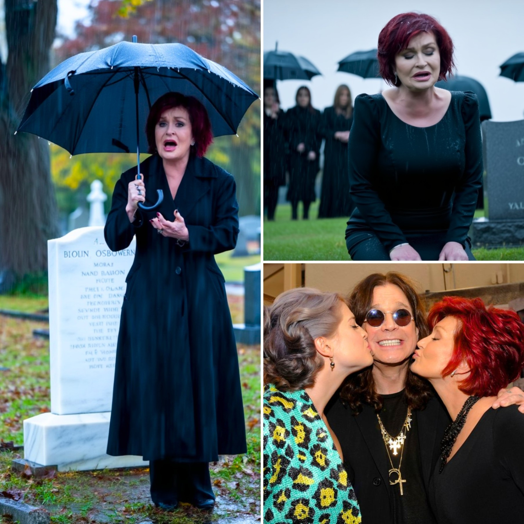 A RAIN-SOAKED GOODBYE: SHARON OSBOURNE’S HEARTBREAKING SONG AT OZZY’S ...